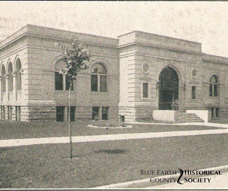 The Laying of the Mankato Public Library Cornerstone - Blue Earth ...